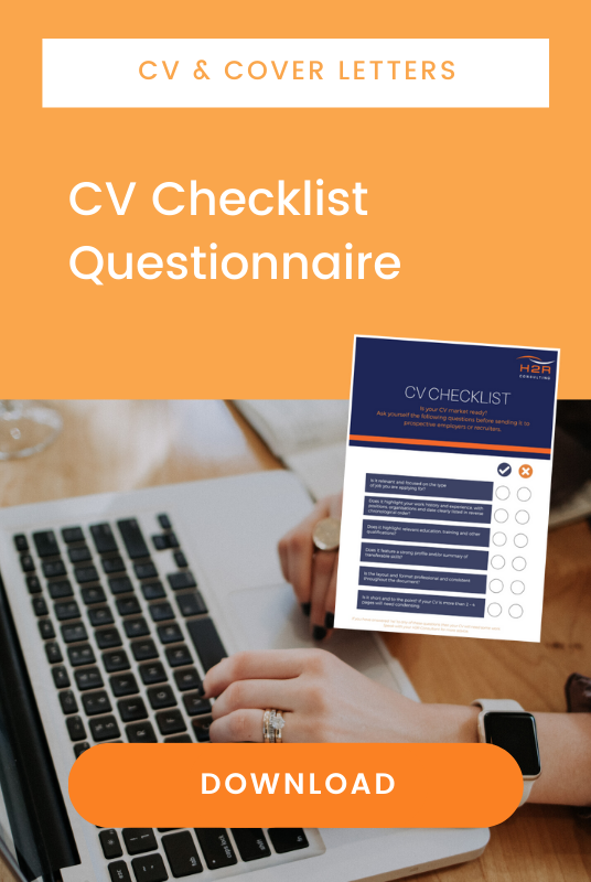 CV Checklist Questionnaire - H2R Consulting